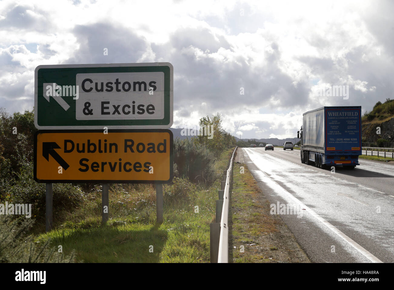 A series of Images taken on the old Dublin Road showing the old Customs ...