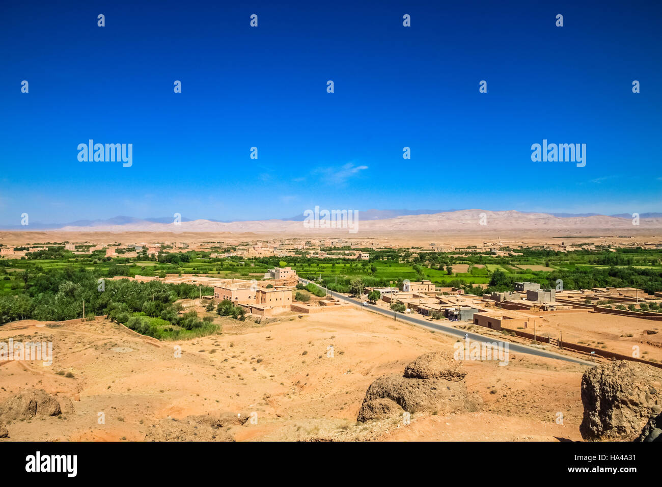 Moroccan city in the beautiful Rose Valley ( Vallee des Roses ), near ...