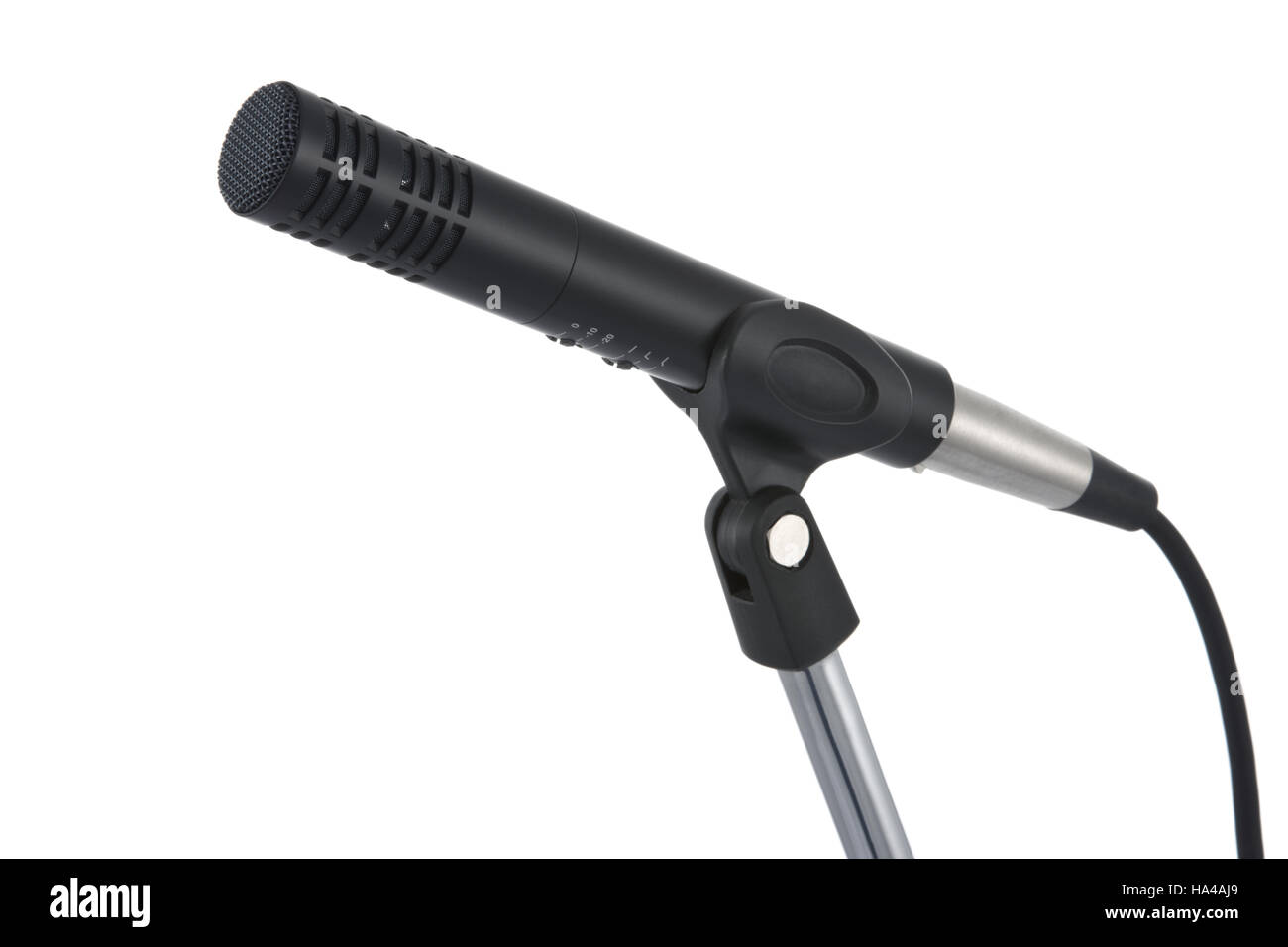 Gold microphone stand hi-res stock photography and images - Alamy