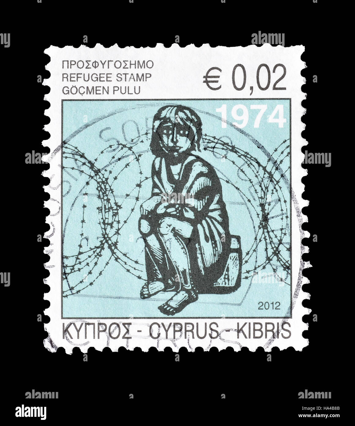 Cyprus postage stamp hi-res stock photography and images - Alamy
