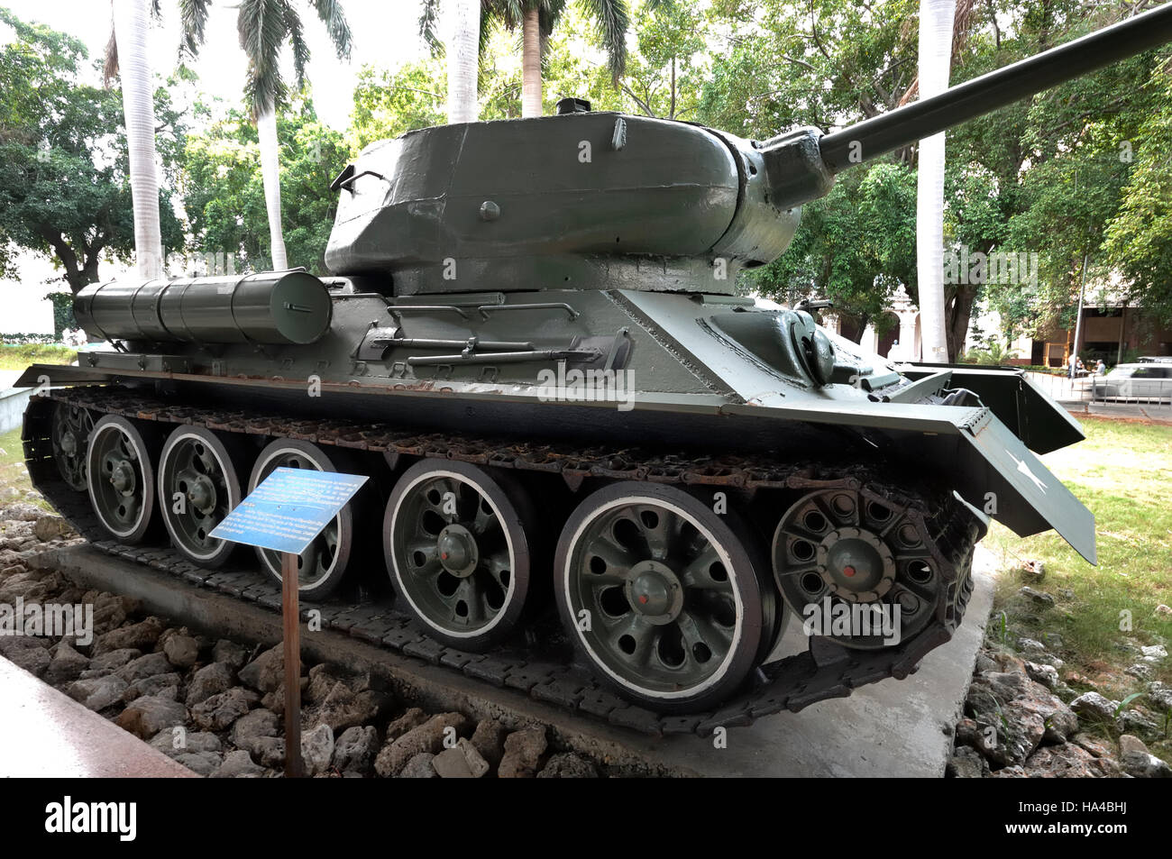 Museum of the revolution, Havana, Cuba, Caribbean,tank Stock Photo - Alamy