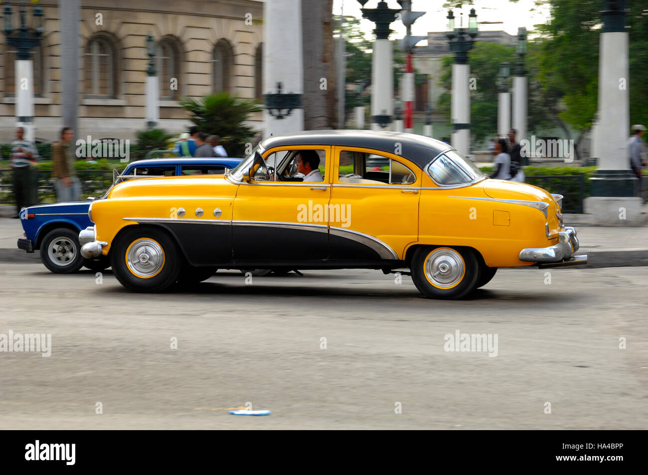 American motor cars from 1950's, Havana, Cuba Stock Photo - Alamy