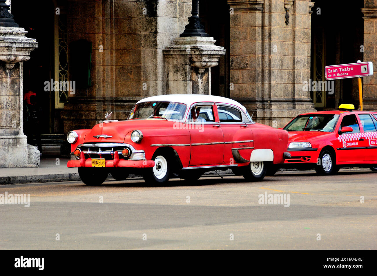 American motor cars from 1950's, Havana, Cuba Stock Photo - Alamy