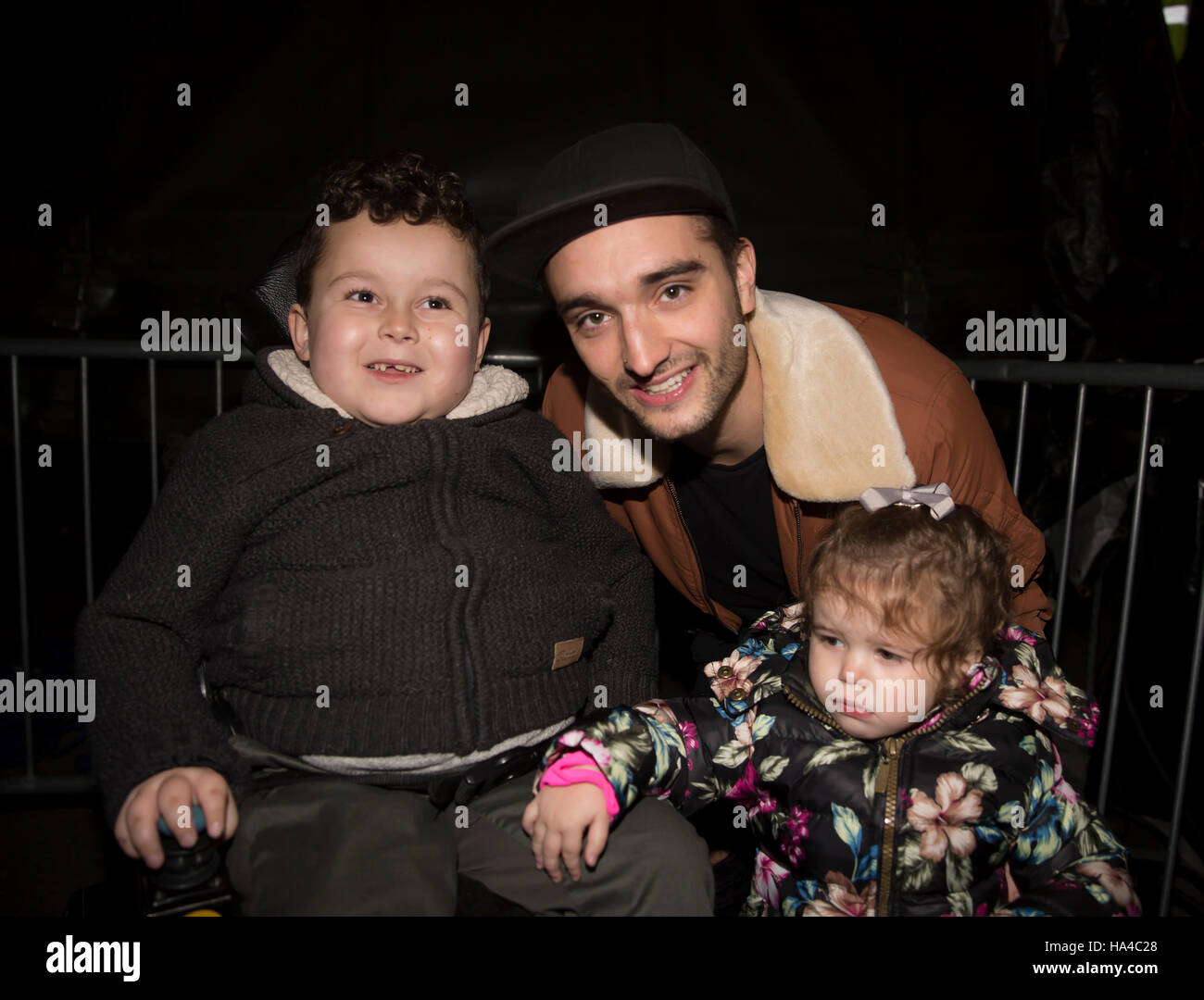 Petts Wood, UK. 26th Nov, 2016. Tom Parker from The Wanted along with ...