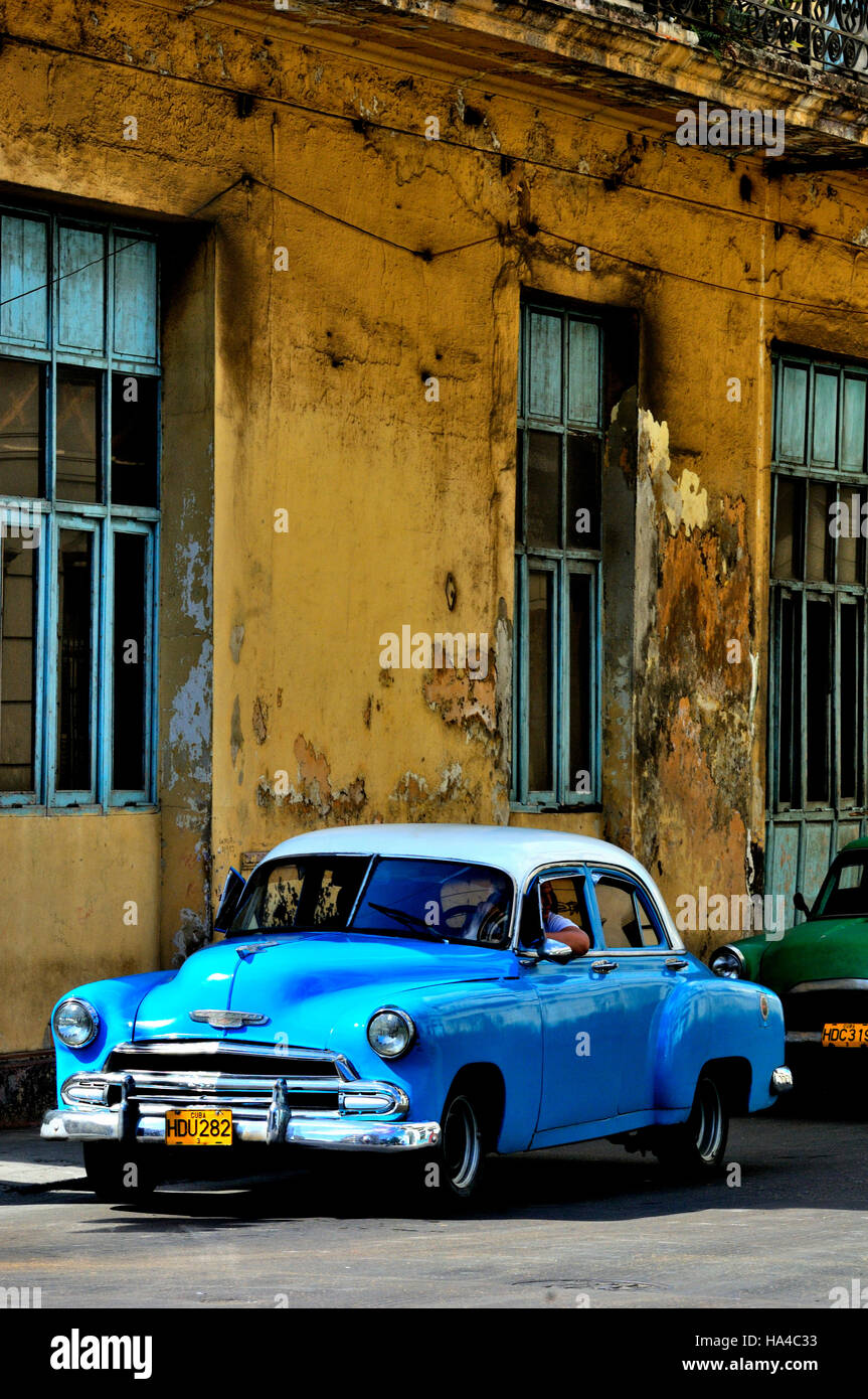 American motor cars from 1950's, Havana, Cuba Stock Photo - Alamy