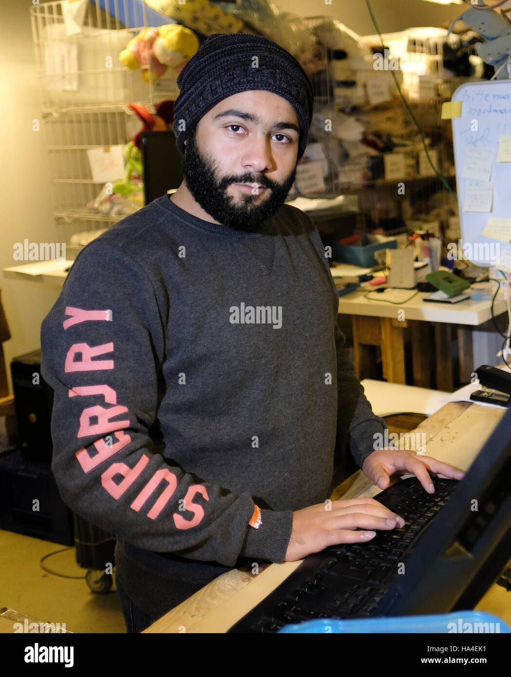 Hamburg, Germany. 10th Nov, 2016. 23-year-old Syrian national Hamudi ...