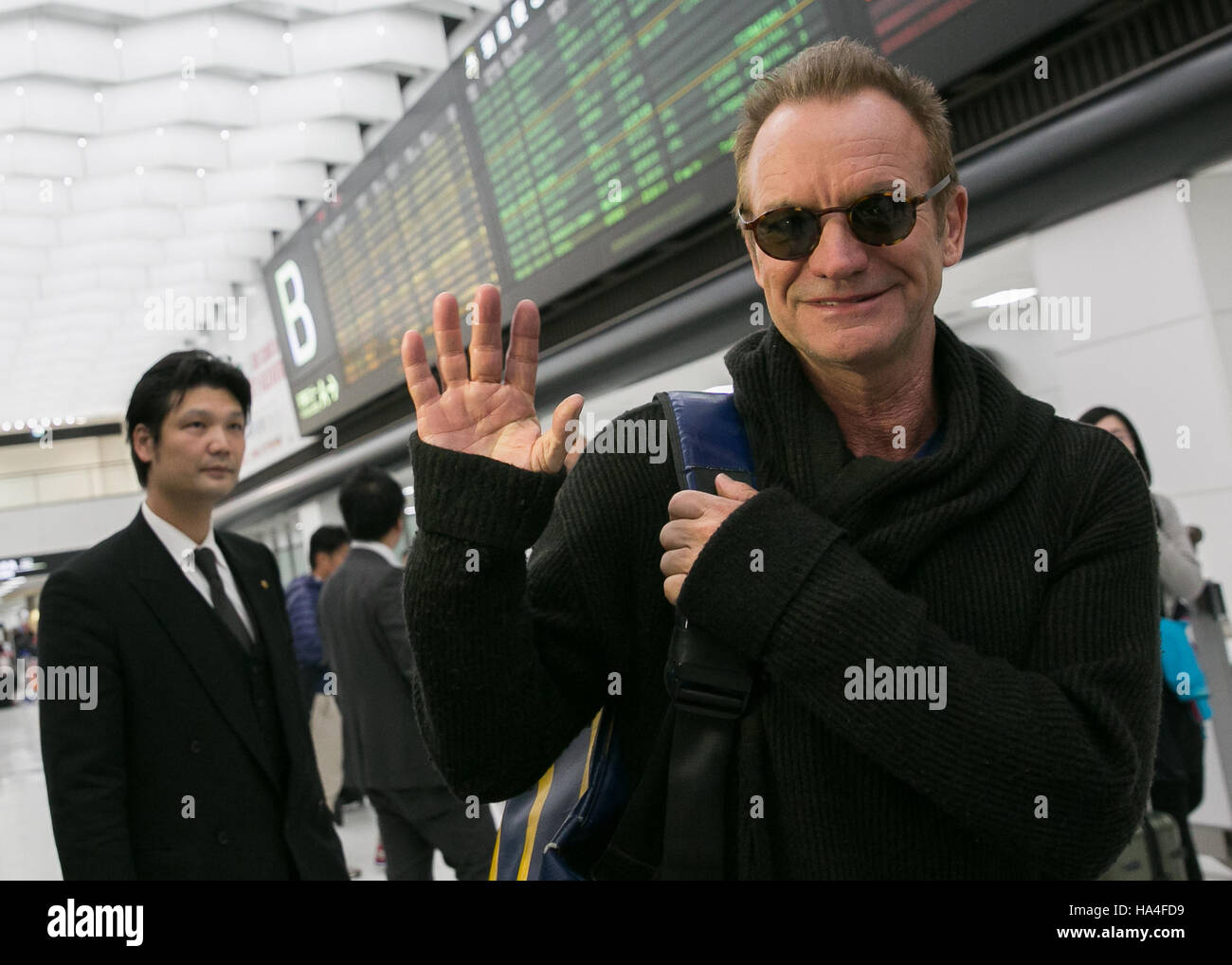 Chiba, Japan. 27th November, 2016. British singer-songwriter Sting ...