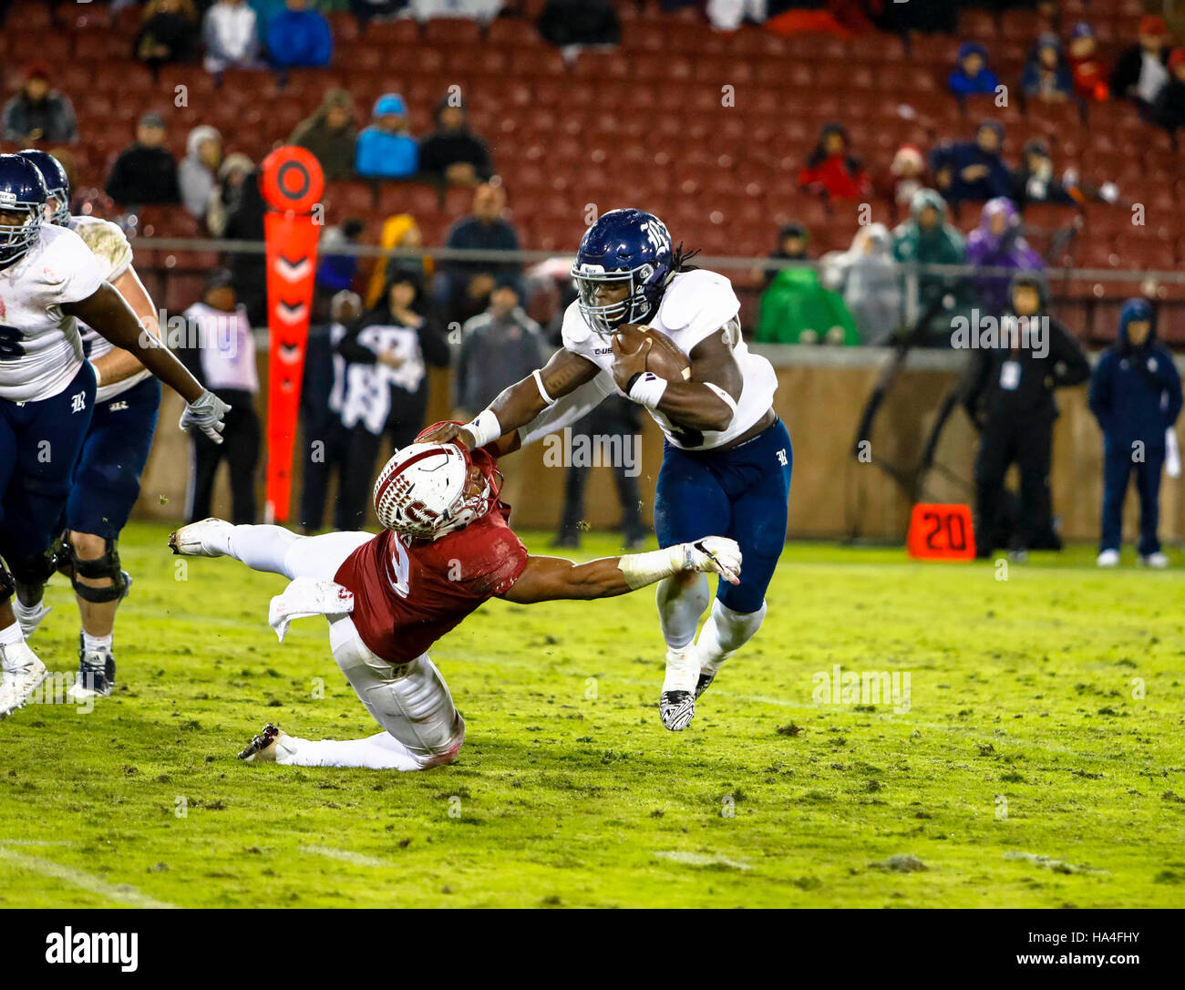 Palo Alto, California, USA. 26th Nov, 2016. Rice Running Back Jowan ...