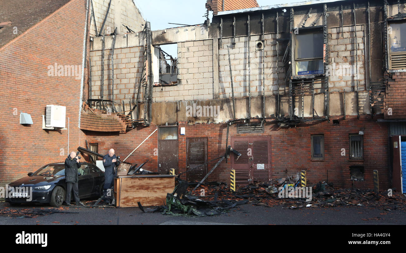 Wheelie bin fire hi-res stock photography and images - Alamy