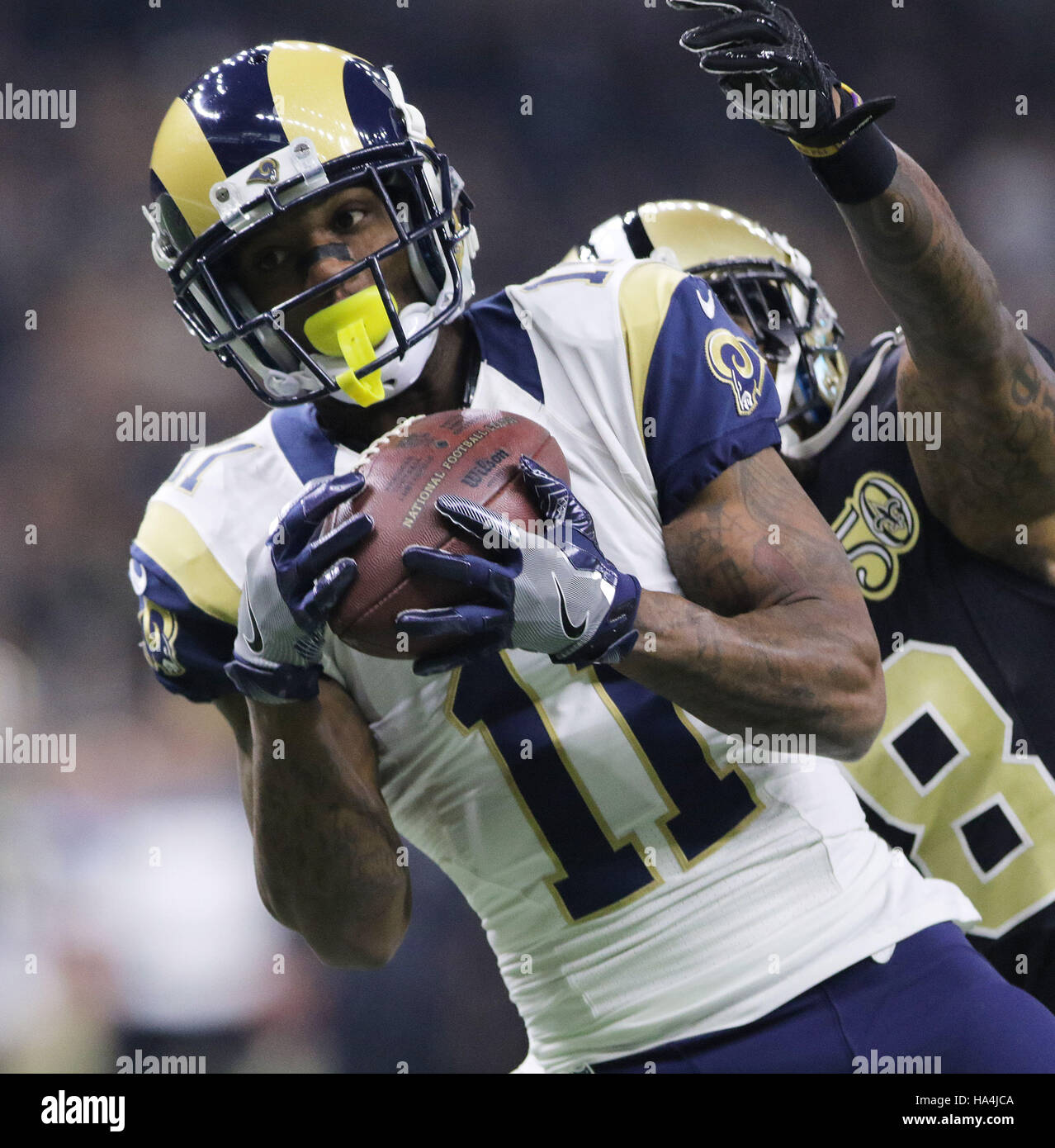 New Orleans, LOUISIANA, USA. 27th Nov, 2016. (front to back) Los ...