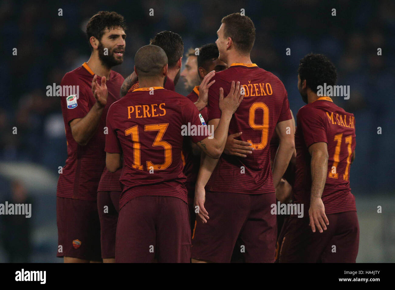 Olympic Stadium, Rome, Italy. 27th Nov, 2016. Serie A Football. Roma ...