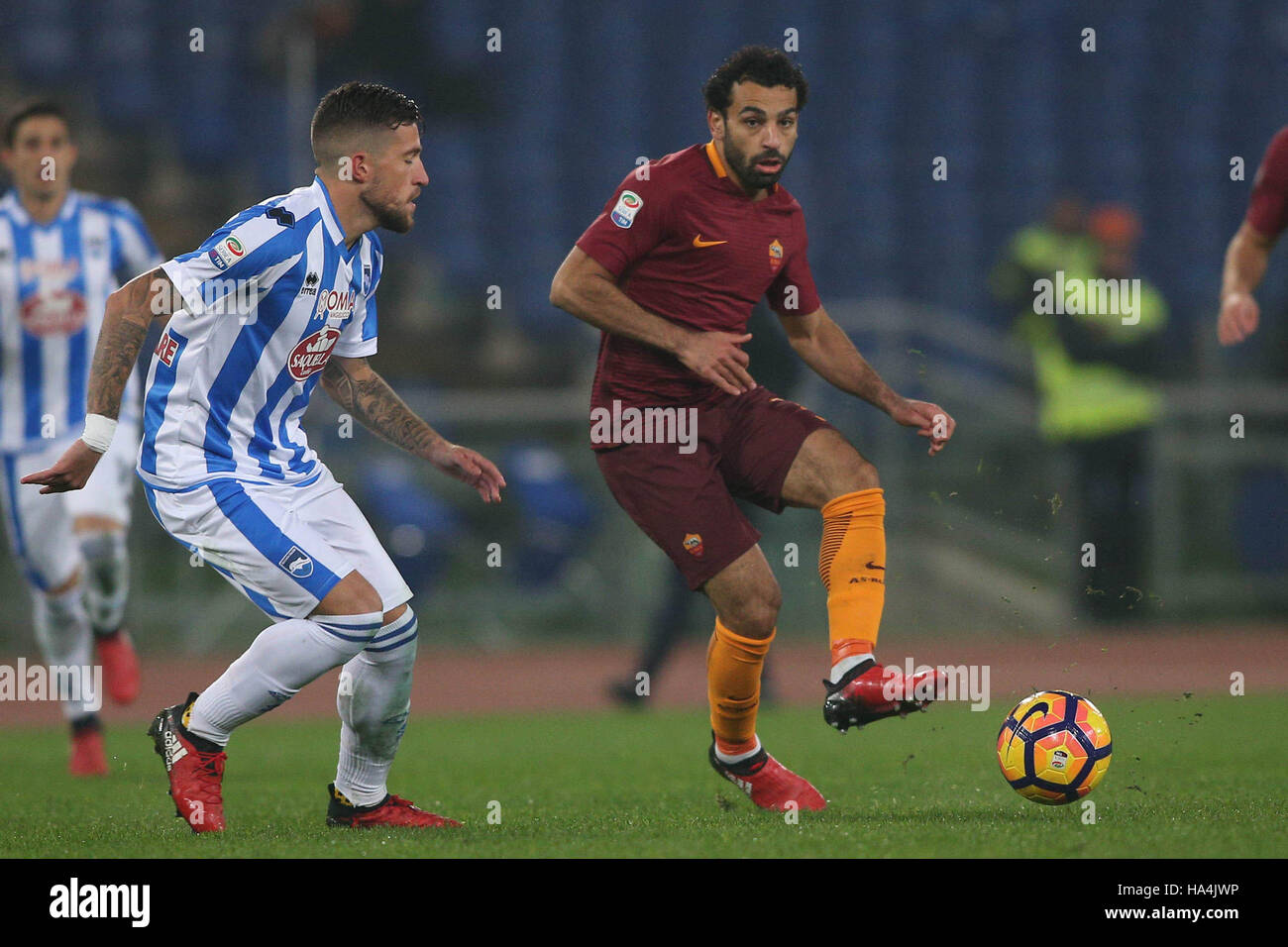 Olympic Stadium, Rome, Italy. 27th Nov, 2016. Serie A Football. Roma ...
