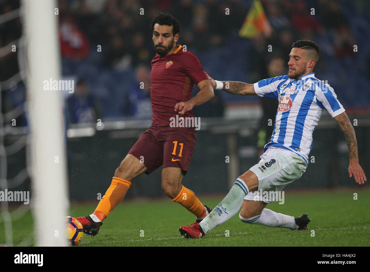 Olympic Stadium, Rome, Italy. 27th Nov, 2016. Serie A Football. Roma ...