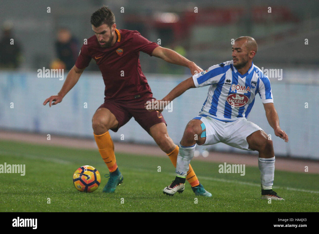 Olympic Stadium, Rome, Italy. 27th Nov, 2016. Serie A Football. Roma ...