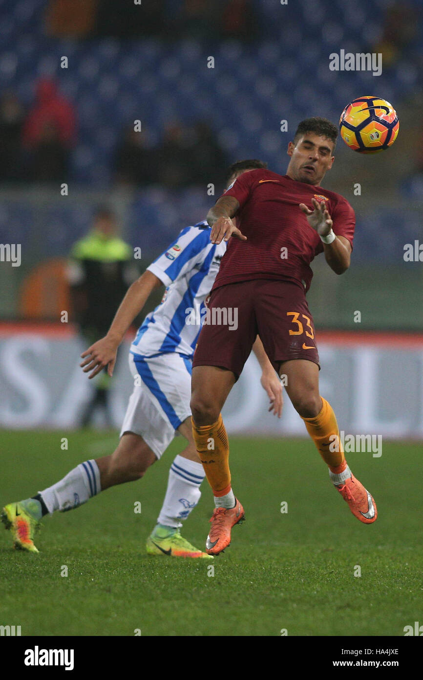 Olympic Stadium, Rome, Italy. 27th Nov, 2016. Serie A Football. Roma ...
