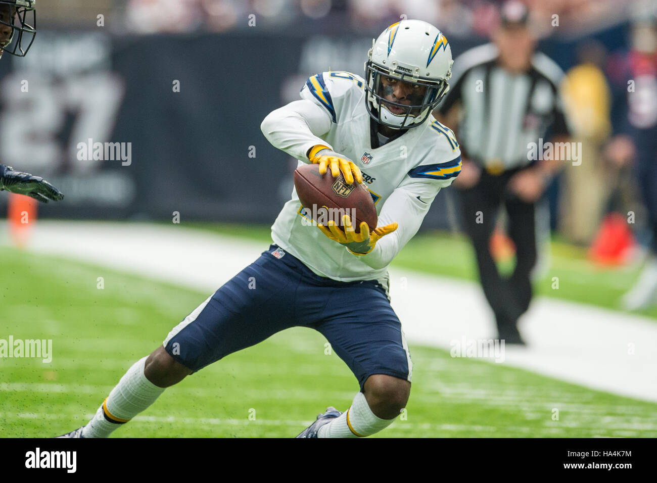 Houston, Texas, USA. 27th Nov, 2016. San Diego Chargers wide receiver ...
