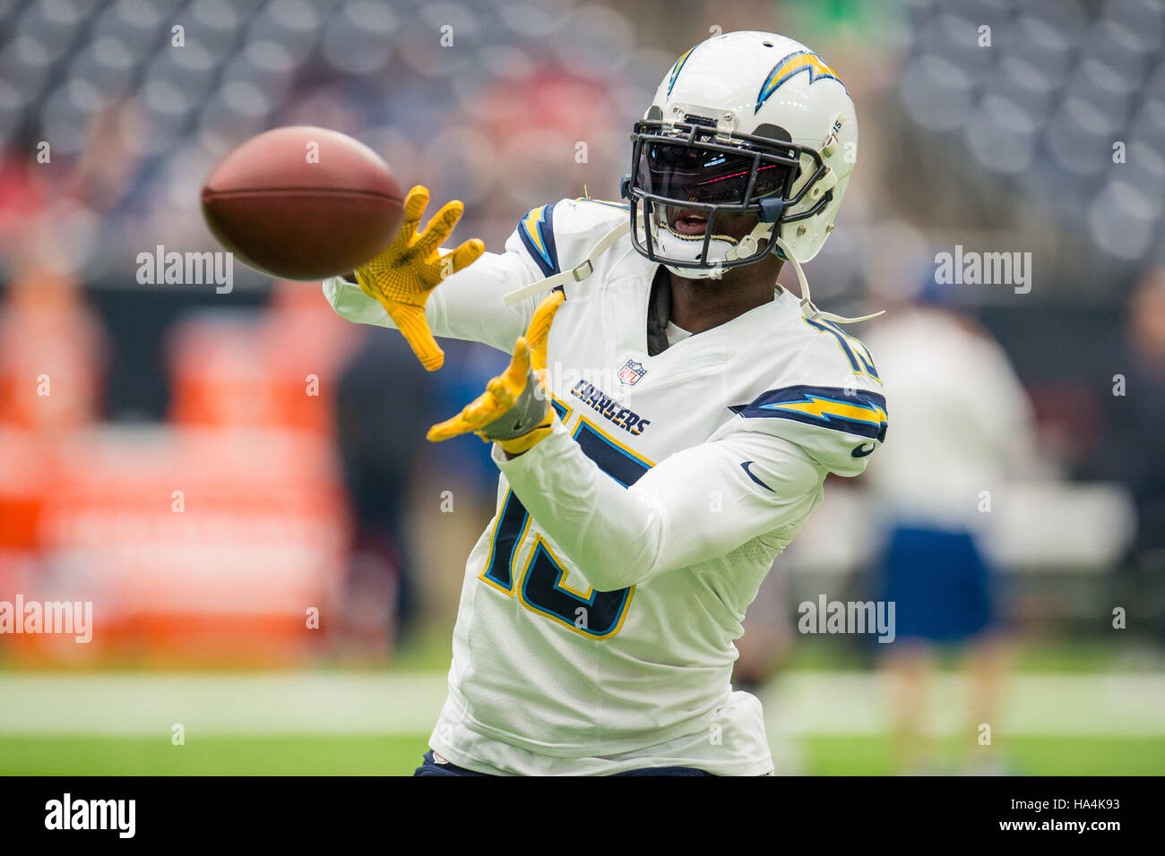 Houston, Texas, USA. 27th Nov, 2016. San Diego Chargers wide receiver ...
