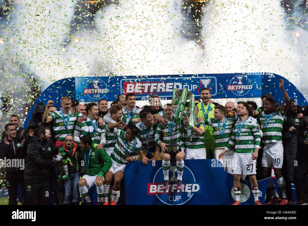 Aberdeen v Celtic, Betrfred League Cup Final, Glasgow, UK. 27th Nov ...