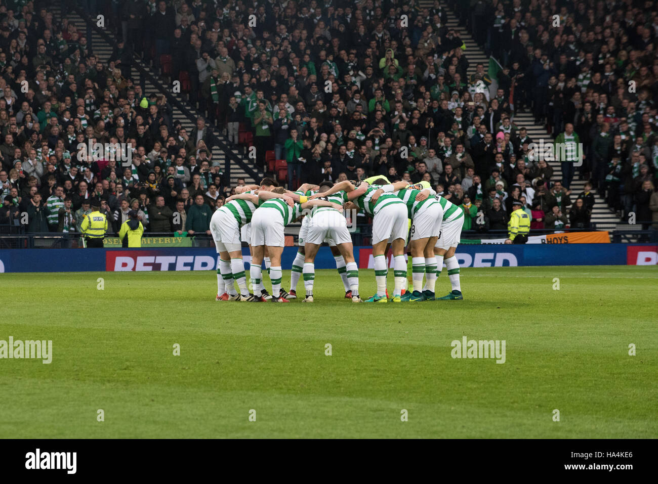 Glasgow celtic huddle hi-res stock photography and images - Alamy
