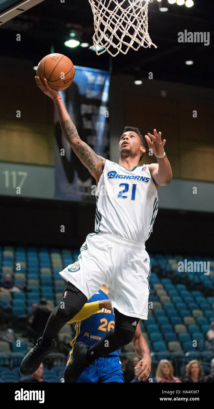 Reno, Nevada, USA. 27th Nov, 2016. Reno Bighorn Guard Jamal Branch (21 ...