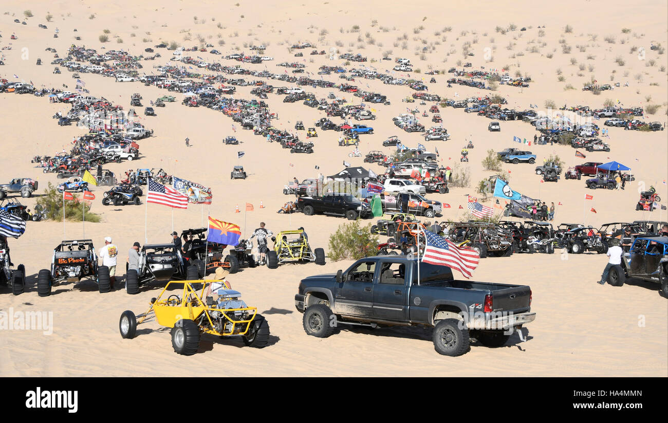 Nov 23-24-25, 2016. Glamis CA. Thousand of off roaders got a early ...