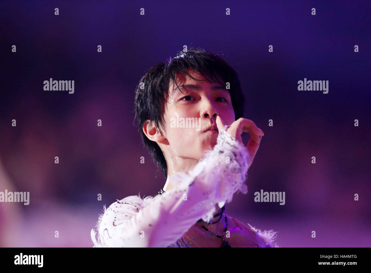 Makomanai Sekisui Heim Ice Arena, Sapporo, Japan. 27th Nov, 2016. Yuzuru Hanyu (JPN), ISU Grand ...