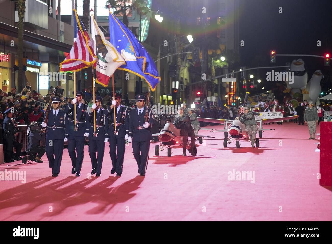 Air force color guard hi-res stock photography and images - Alamy