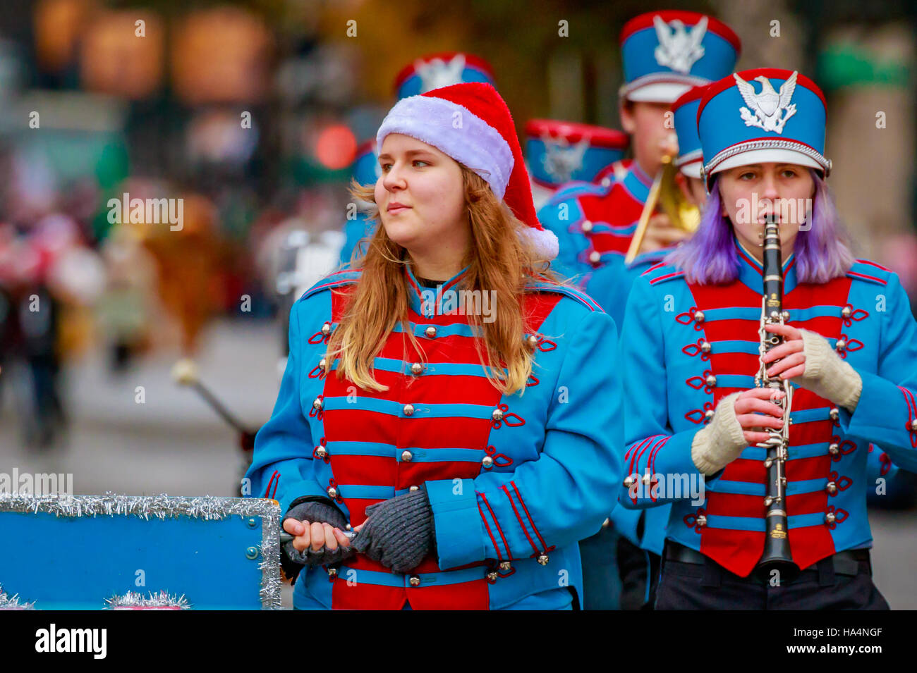 Portland, Oregon, USA - November 25, 2016: Madison High School Marching ...