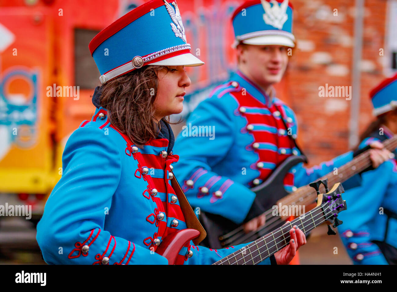 Portland, Oregon, USA - November 25, 2016: Madison High School Marching ...