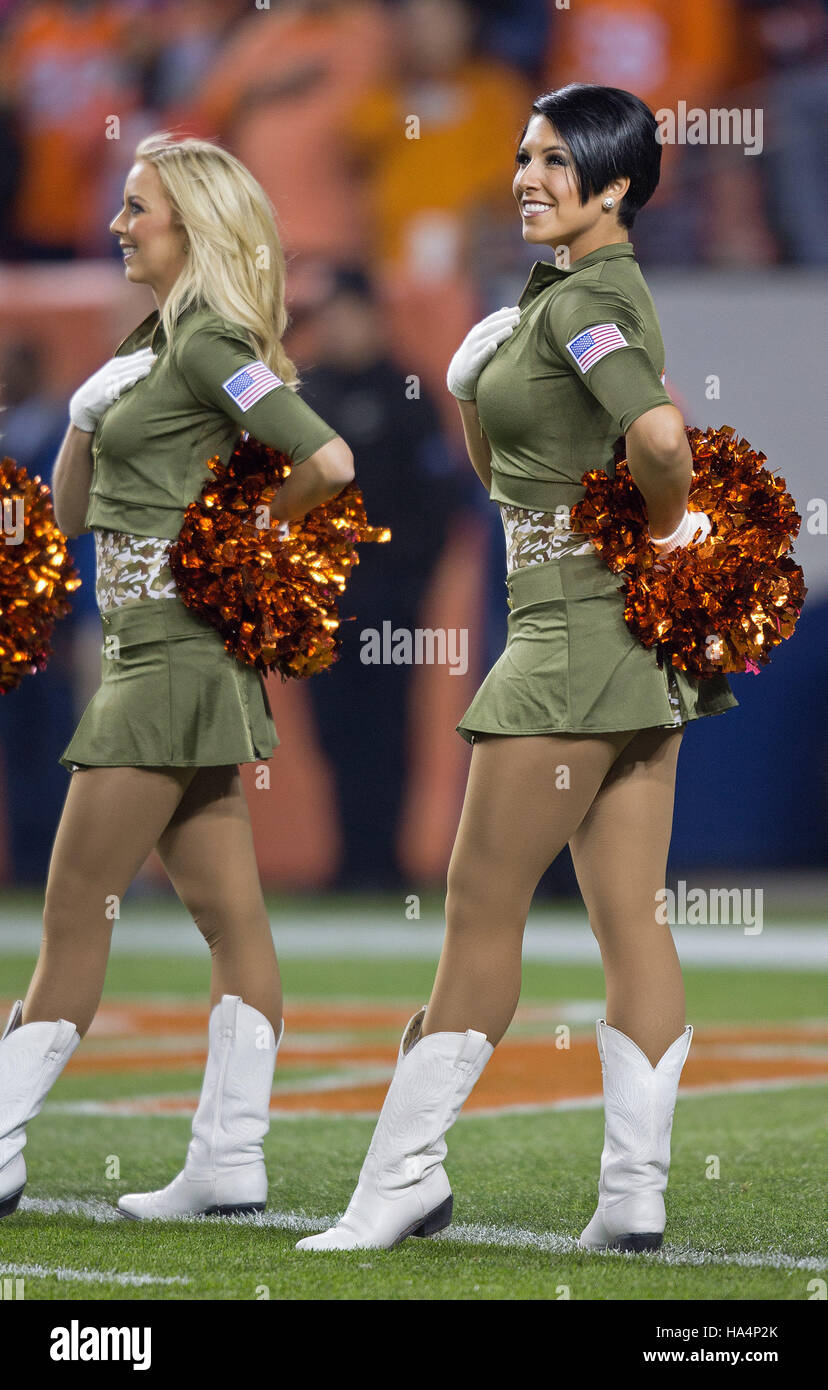 Denver, Colorado, USA. 27th Nov, 2016. Broncos Rookie Cheerleader ...