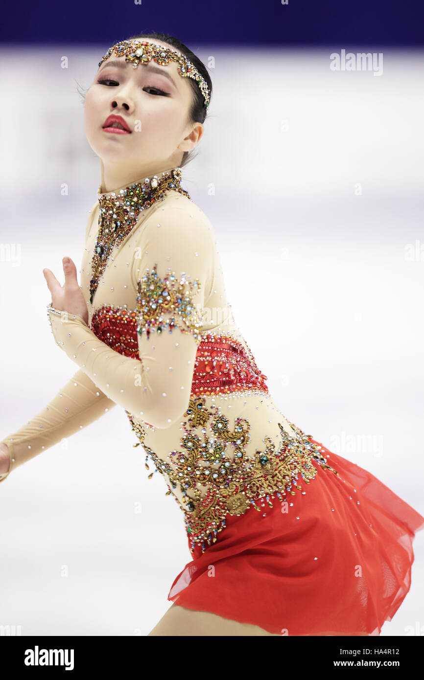 Makomanai Sekisui Heim Ice Arena, Sapporo, Japan. 26th Nov, 2016 ...