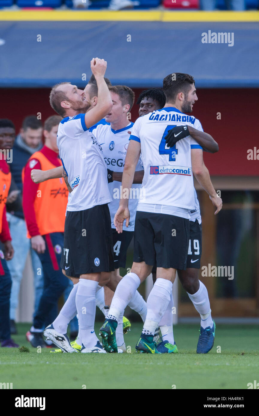 Bologna, Italy. 27th Nov, 2016. Atalanta team group Football/Soccer ...