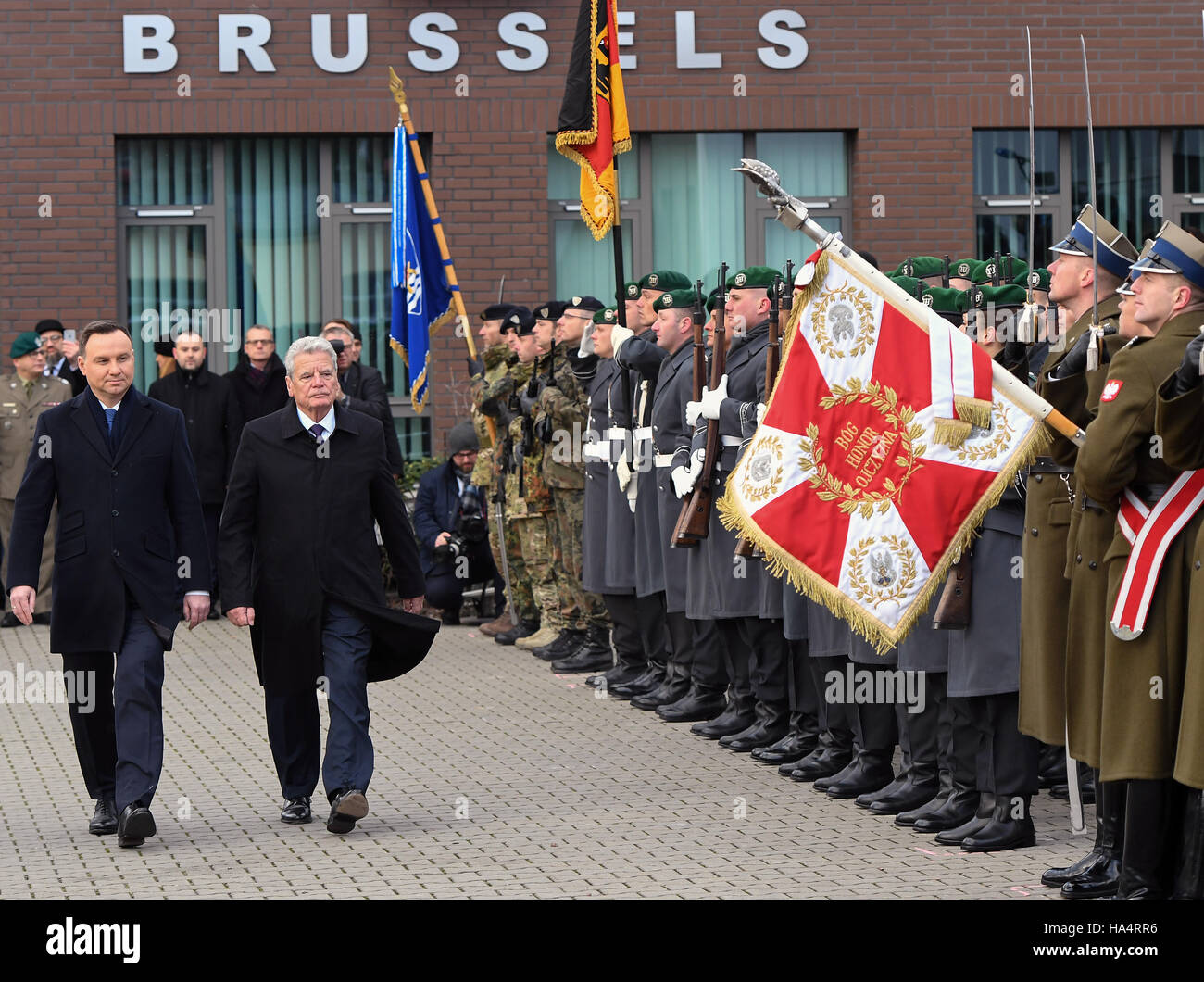 Szczecin, Poland. 28th Nov, 2016. German Federal President Joachim ...