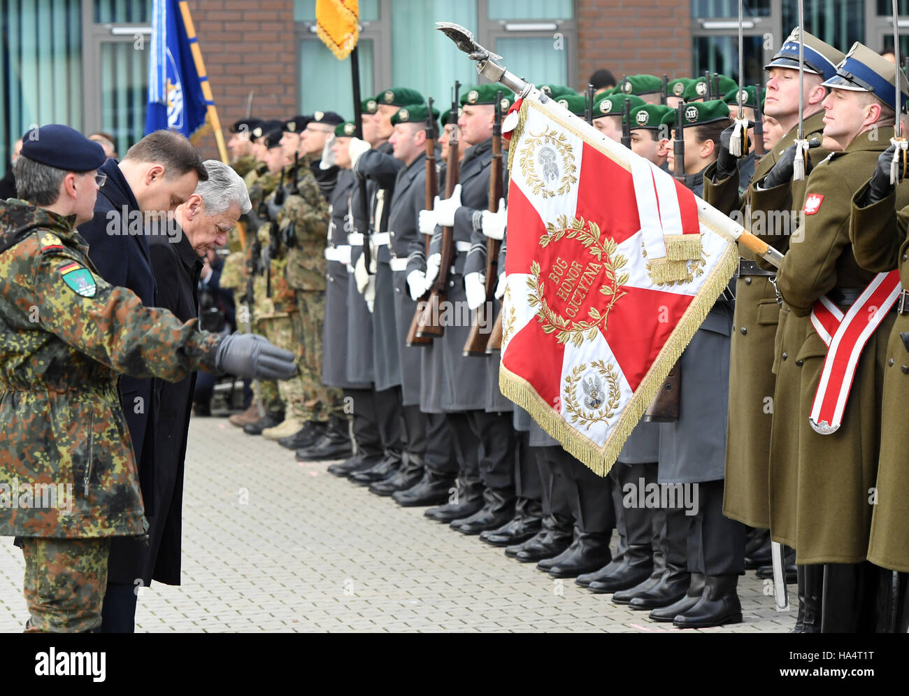 Szczecin, Poland. 28th Nov, 2016. German Federal President Joachim ...