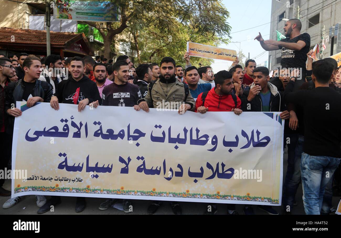 Gaza City, Gaza Strip, Palestinian Territory. 28th Nov, 2016 ...