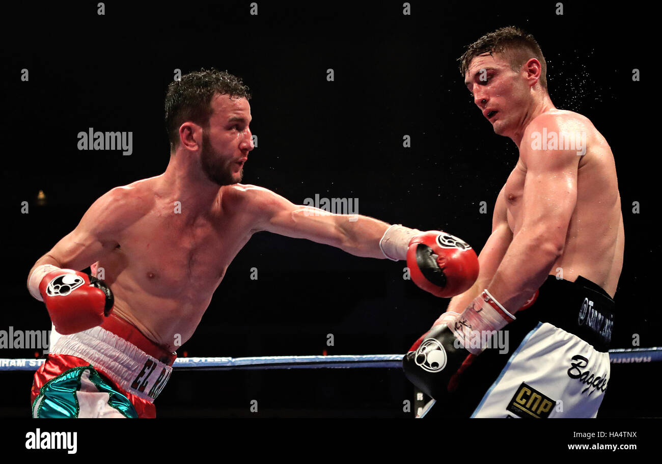 Tommy Langford (right) and Sam Sheedy during the Vacant British ...