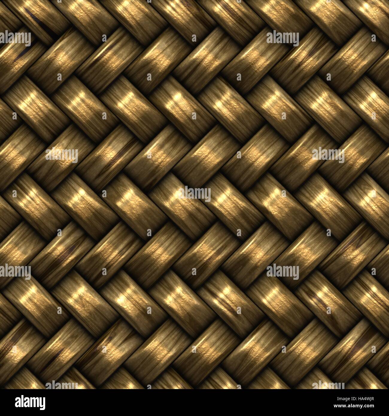 Raster Seamless Golden BasketTwill Weave Pattern Stock Photo - Alamy