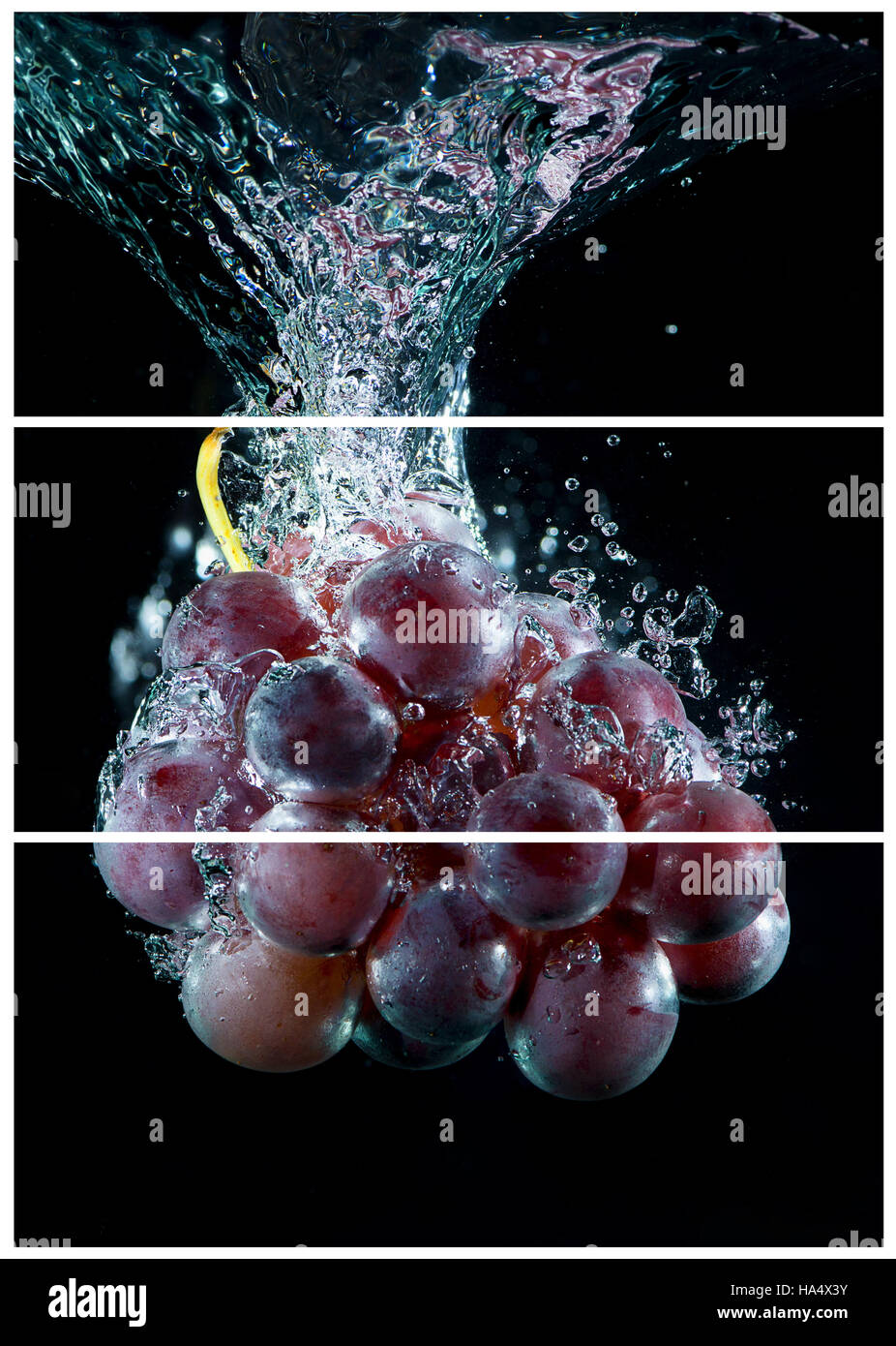 Collage concept with one single photo of a grape fruit Stock Photo - Alamy