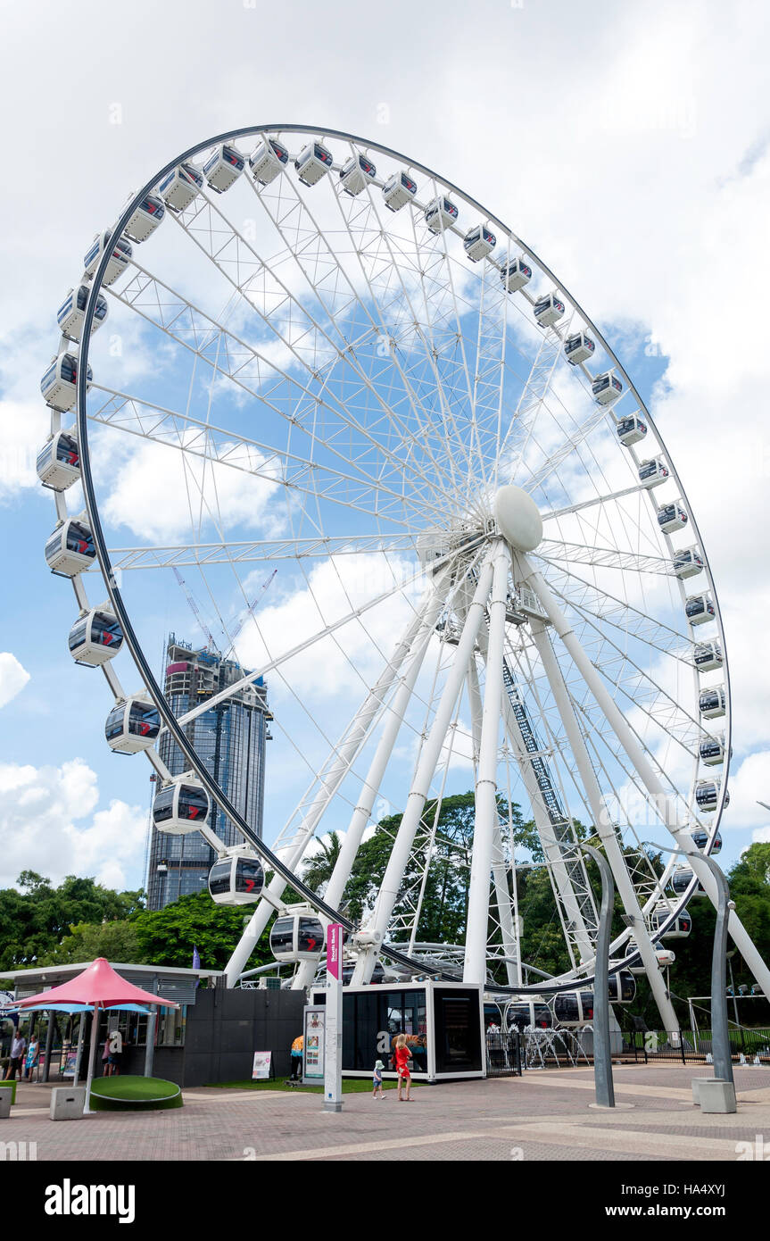 'Wheel of Brisbane' Ferris wheel, South Bank Parklands, South Bank ...