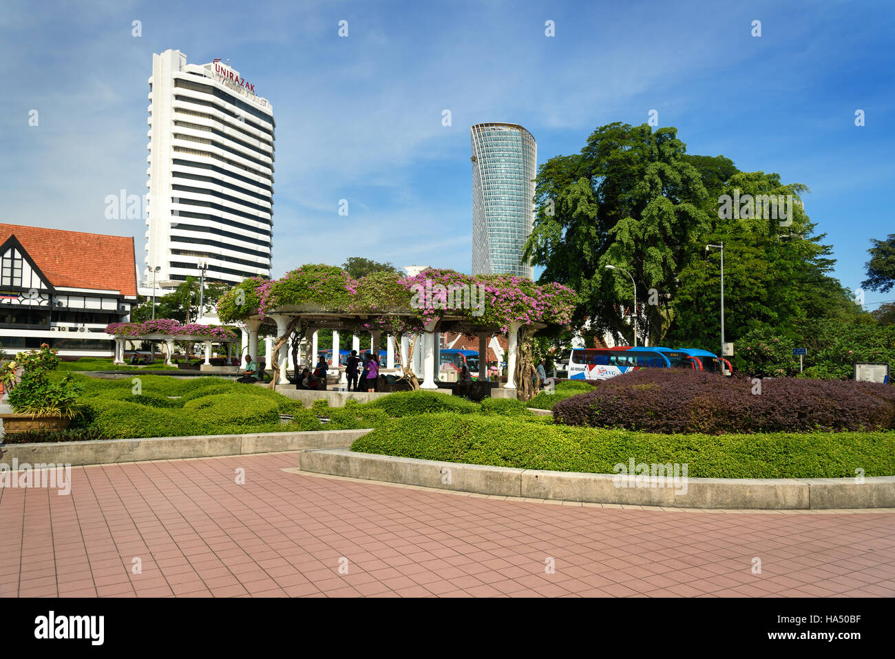 Merdeka square, Independence Square or Dataran Merdeka in the center of ...