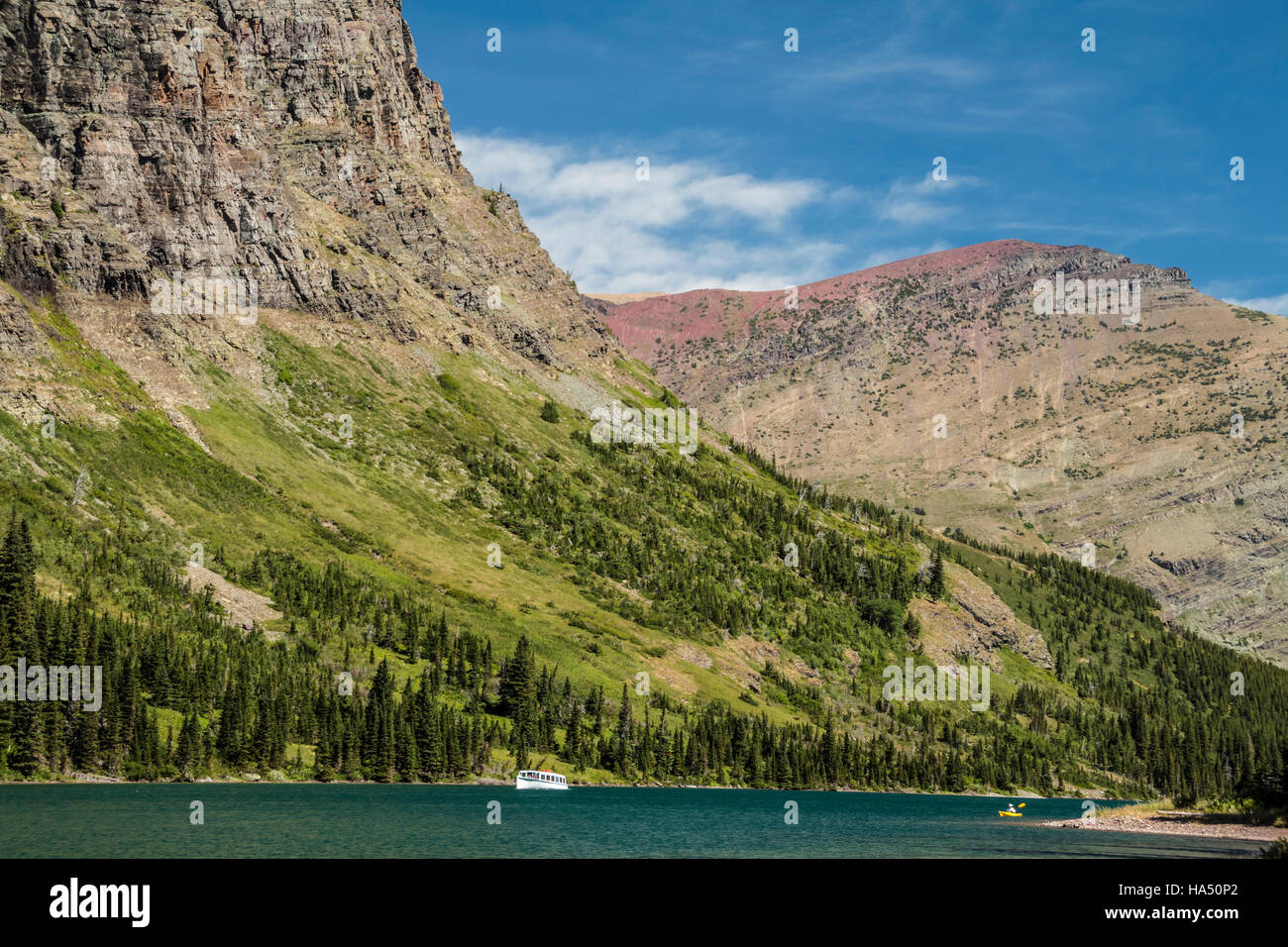 scenic pictures of Glacier National park in Montana Stock Photo - Alamy