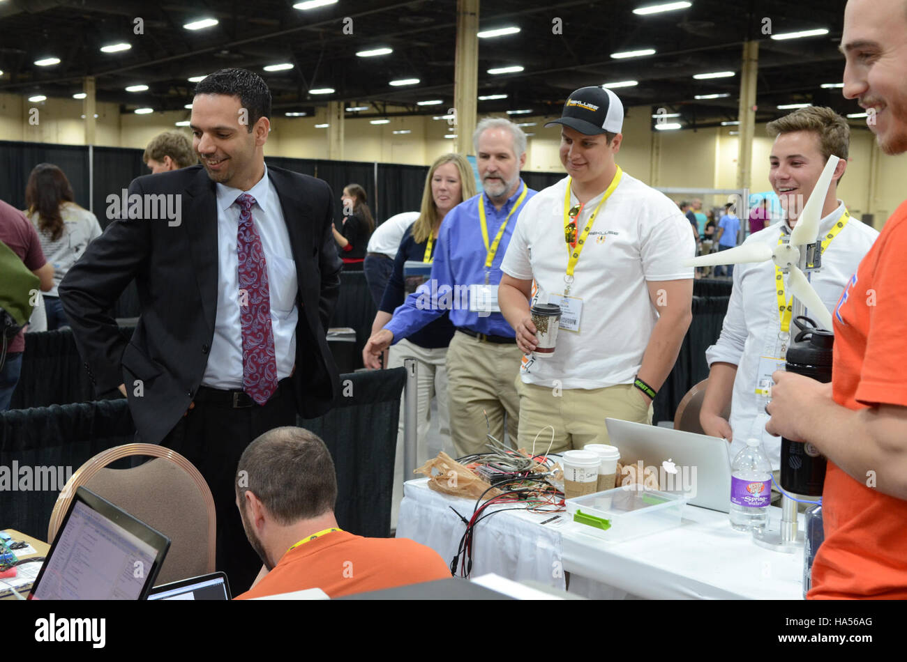 This image depicts a session from a government energy summit focused on ...