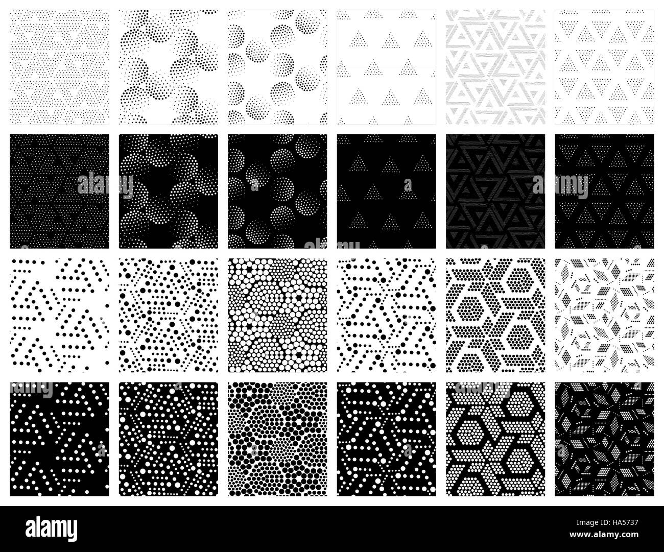 Pointillism Black and White Stock Photos & Images - Alamy