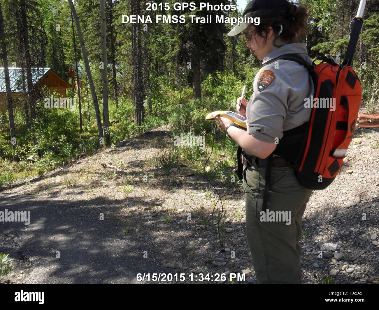 GPS data collection in Alaska’s national parks in 2015 captured ...