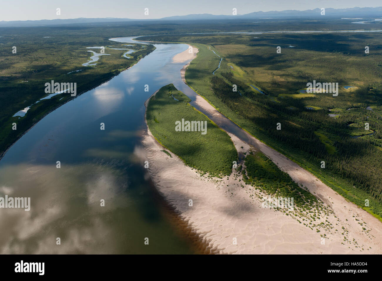The Kobuk River in Alaska, a critical ecosystem in the Arctic, plays a ...