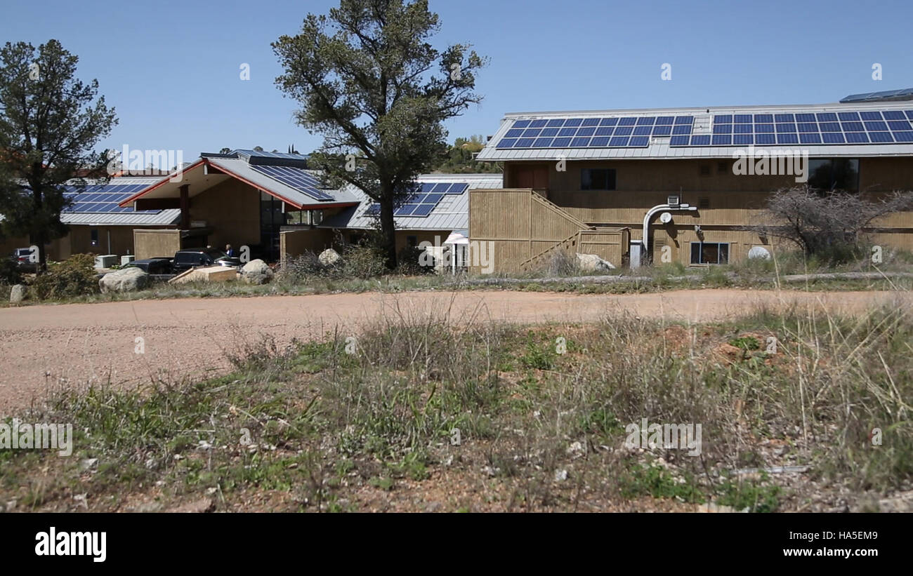 The Tonto Apache Tribal Administration Building in Arizona serves as ...
