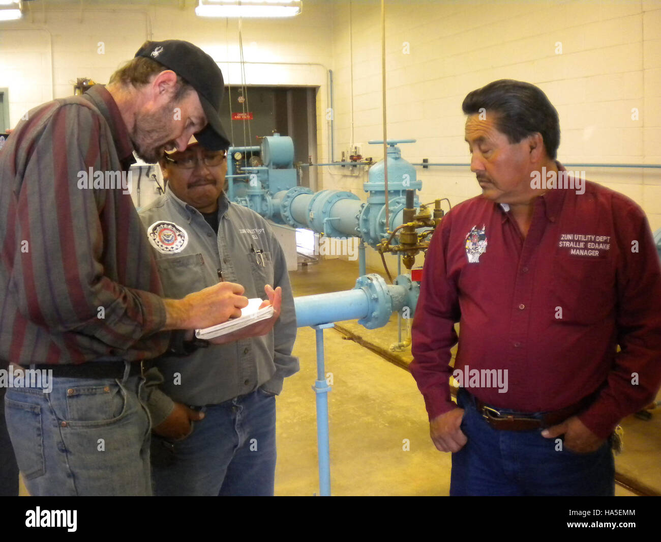 This image shows a layout design of the Zuni Pueblo noting system, part ...