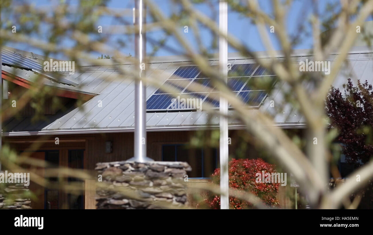 A photograph of the Tonto Apache Tribe's Tribal Administration Building ...