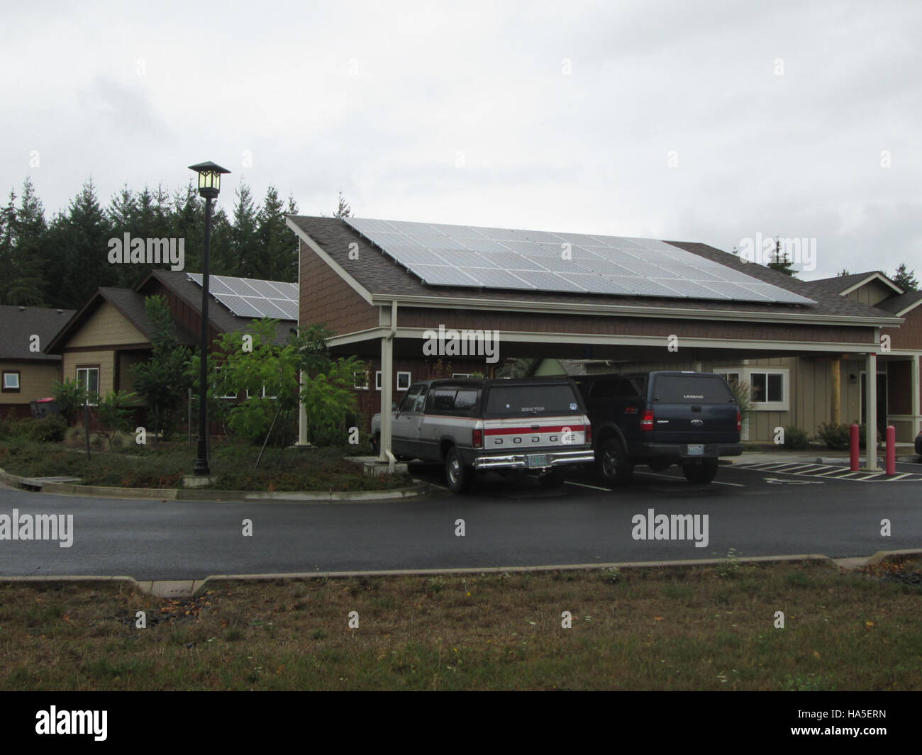 The Grand Ronde Solar Array, developed as part of a renewable energy ...