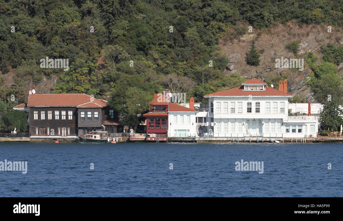 Buildings in Bosphorus Strait, Istanbul City, Turkey Stock Photo - Alamy